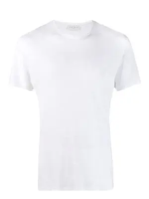 Sandro SANDRO Linen T-shirt White