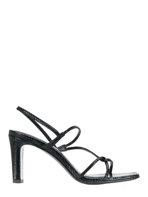 Sandro 80mm Strappy Sandals - Black