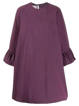 Valentino Garavani Oversized Shift Mini Dress - Purple