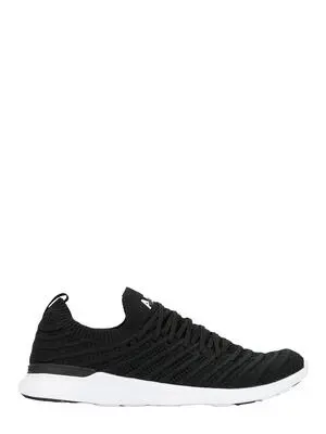 Apl Techloom Wave Ribbed Knit Sneakers Black