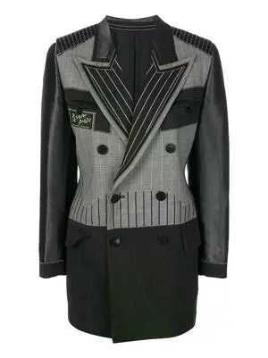 Jean Paul Gaultier Double-breasted Tailored Jacket - Grey