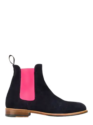SCAROSSO Chelsea Color-block Boots - Blue