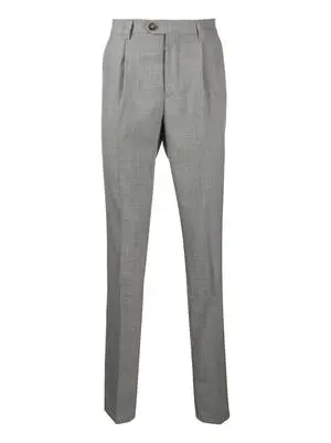 Brunello Cucinelli Mid-rise Tailored Trousers - Grey