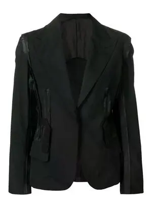 JEAN PAUL GAULTIER Blazer With Attached Details - Black