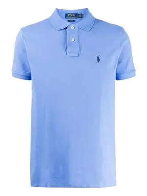 Polo Ralph Lauren Short Sleeve Embroidered Logo Polo Shirt - Blue