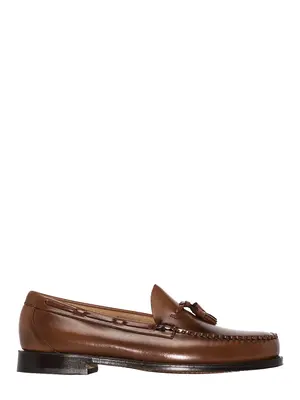 G.H.BASS G.h. Bass & Co. Weejuns Larkin Tassel Loafers - Brown