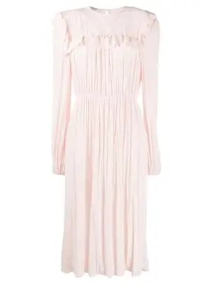 Philosophy Di Lorenzo Serafini Lace Detail Flared Dress - Pink