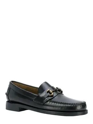 SEBAGO Horse-bit Embellished Loafers Black