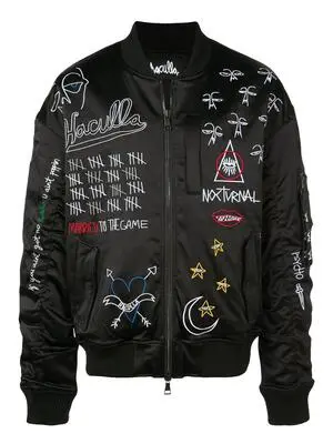 HACULLA. Nocturnal Bomber Jacket - Black