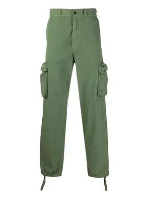 Off-White Utility Pocket Straight Trousers - Green
