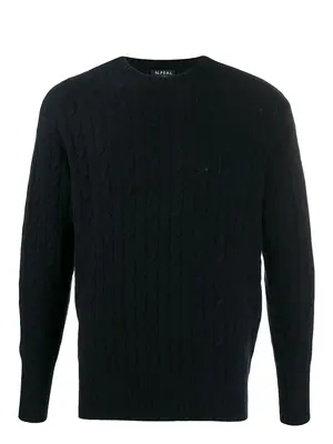 N.peal Cable Knit Jumper - Blue