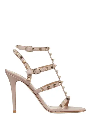 Valentino Garavani 100mm Rockstud Sandals - Pink