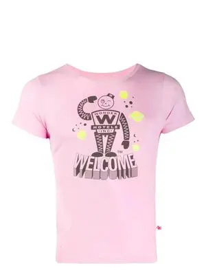 WALTER VAN BEIRENDONCK 2010's Wonder T-shirt - Pink