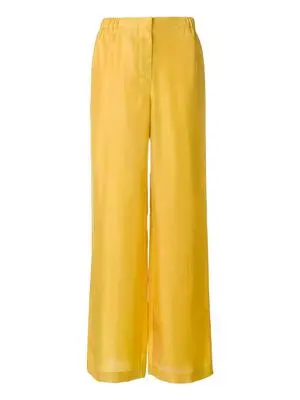 Alberta Ferretti High-waist Flared Trousers - Yellow