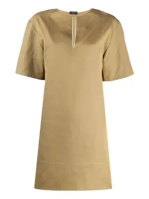 JOSEPH Long-line Tunic Top - Green