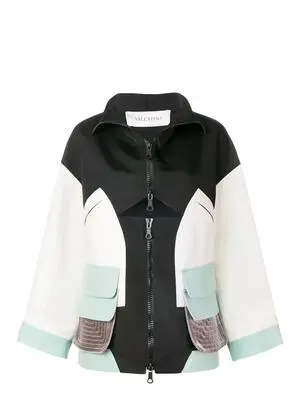 Valentino Garavani Panelled Jacket - Black