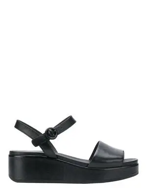 Camper Misia Platform Sandals - Black