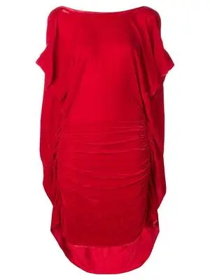 PAULA KNORR Ruched Midi Dress
