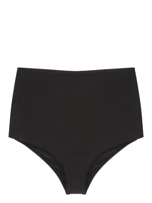 AMIR SLAMA High-waisted Hot Pants - Black