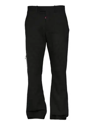 Off-White Logo Tailored Trousers - Black