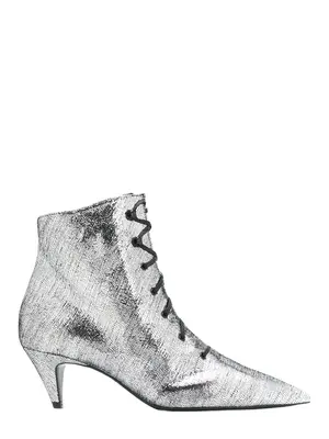 Saint Laurent Kiki Boots - Silver