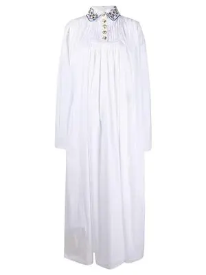 SEEN USERS Capelet Maxi Dress