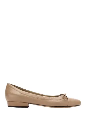 STUDIO CHOFAKIAN Leather Ballerinas - Neutrals