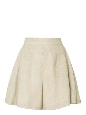 BAMBAH Sparkle Culotte Shorts - Brown