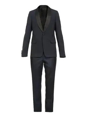 Prada Wool And Mohair Tuxedo Suit - Blue