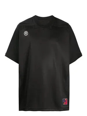 Martine Rose Oversized V-neck T-shirt - Black
