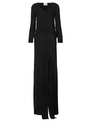 BURBERRY Burberry Woven Panel Evening Dress
