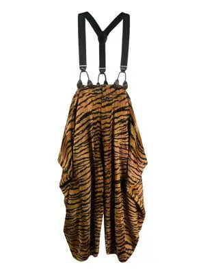 JEAN PAUL GAULTIER Printed Trousers - Brown