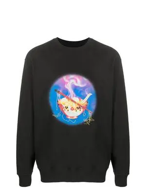 Opening Ceremony Opening Ceremony Graphic Print Relaxed-Fit Sweatshirt Black