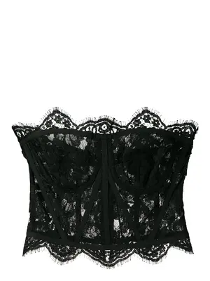 DOLCE & GABBANA Dolce & Gabbana Galloon Lace Corset Top