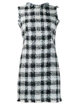 ALEXANDER MCQUEEN Alexander McQueen Bouclé Tweed Mini Dress