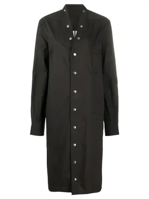 RICK OWENS Rick Owens Press-Stud Shirt Dress