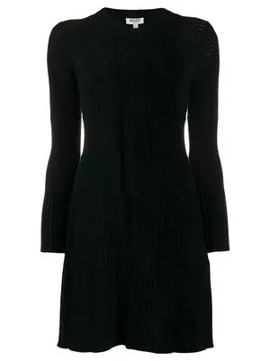 Kenzo Openwork Knit Dress - Black