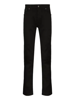 Nudie Jeans Lean Dean Slim-leg Jeans - Black