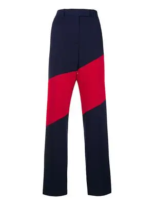 Calvin Klein Bicolour Trousers - Blue
