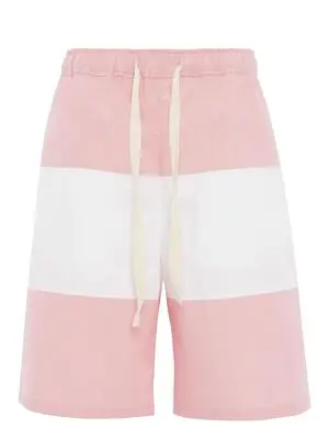 JW Anderson Panelled Deck Shorts - Pink