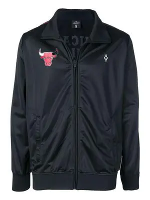 COUNTY OF MILAN Chicago Bulls Bomber Jacket - Black