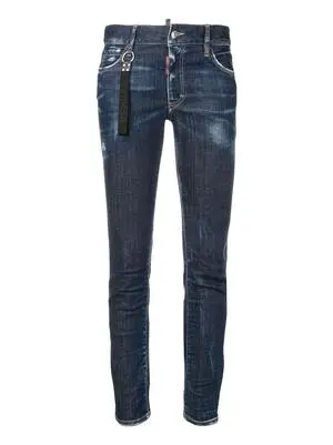 Dsquared2 Skinny Boyfriend Jeans - Blue