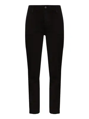Paige Mayslie Cargo Trousers - Black