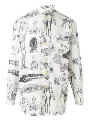 JEAN PAUL GAULTIER First Aid Printed Shirt - White