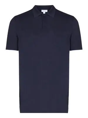 Sunspel Riviera Polo Shirt - Blue