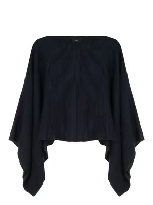 Voz Cropped Jumper - Blue