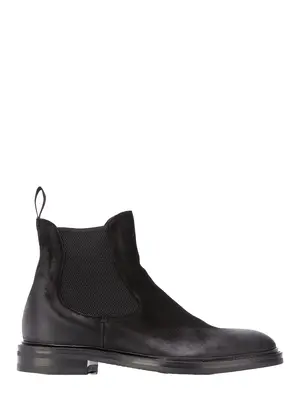 SCAROSSO Hunter Ankle Boots - Black
