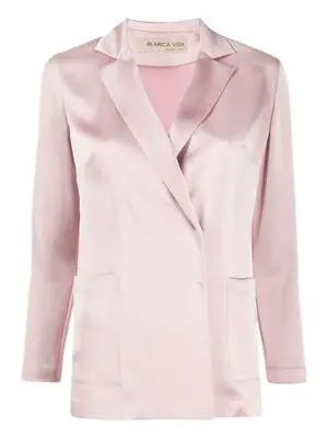 BLANCA VITA Gilda Satin Blazer