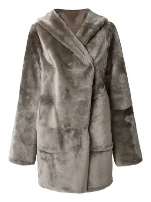 SYLVIE SCHIMMEL Sylvie Schimmel Hooded Sheepskin Coat