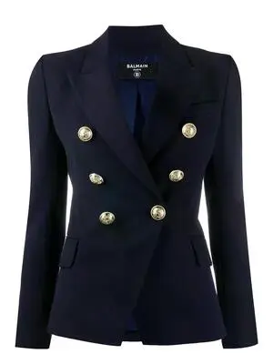 BALMAIN Double-Breasted Fitted Blazer